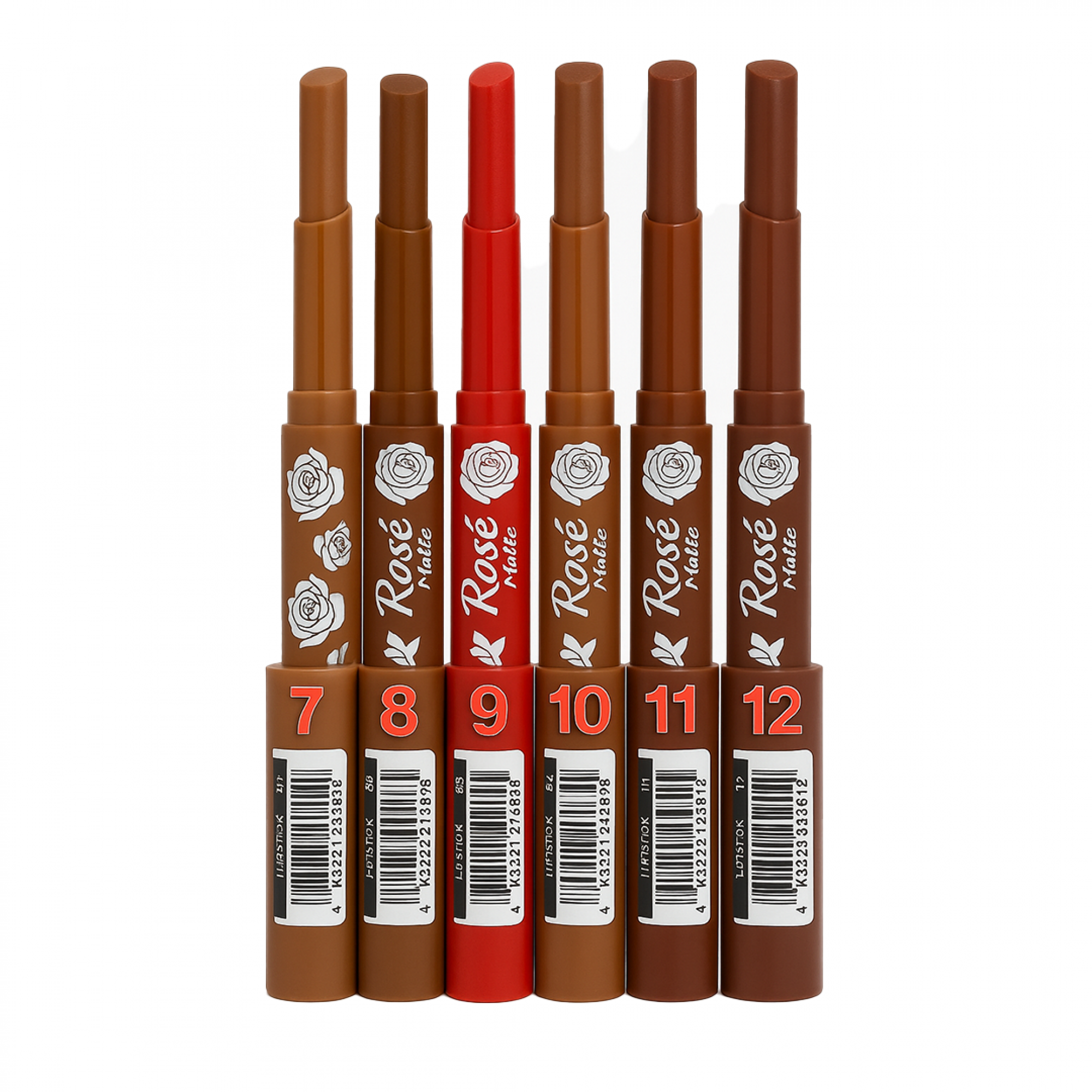 Rose Lip Color Stick Ruj Seti - B